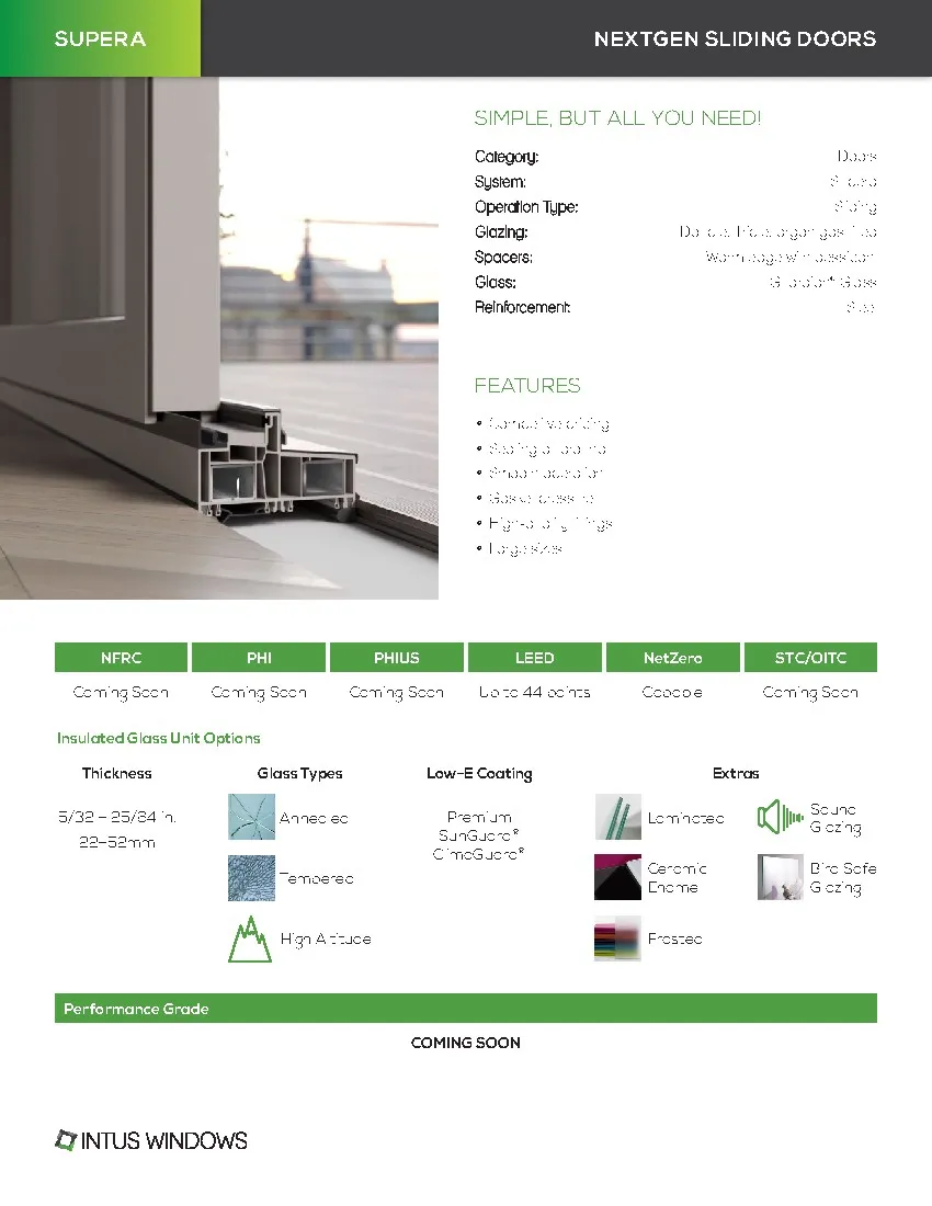 High-Performance Sliding Doors | NextGen Sliding Doors by INTUS Windows ...